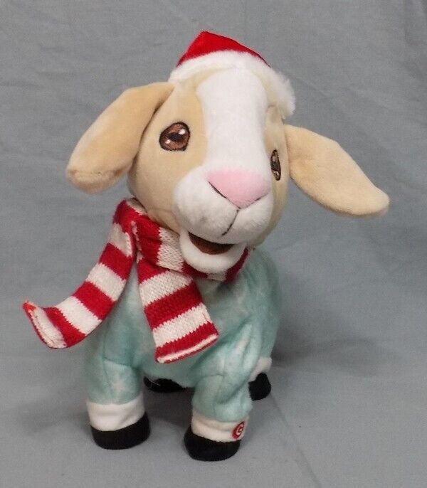 Gemmy Singing Dancing Screaming Goat in PJ's Sings Chestnuts Roasting ...