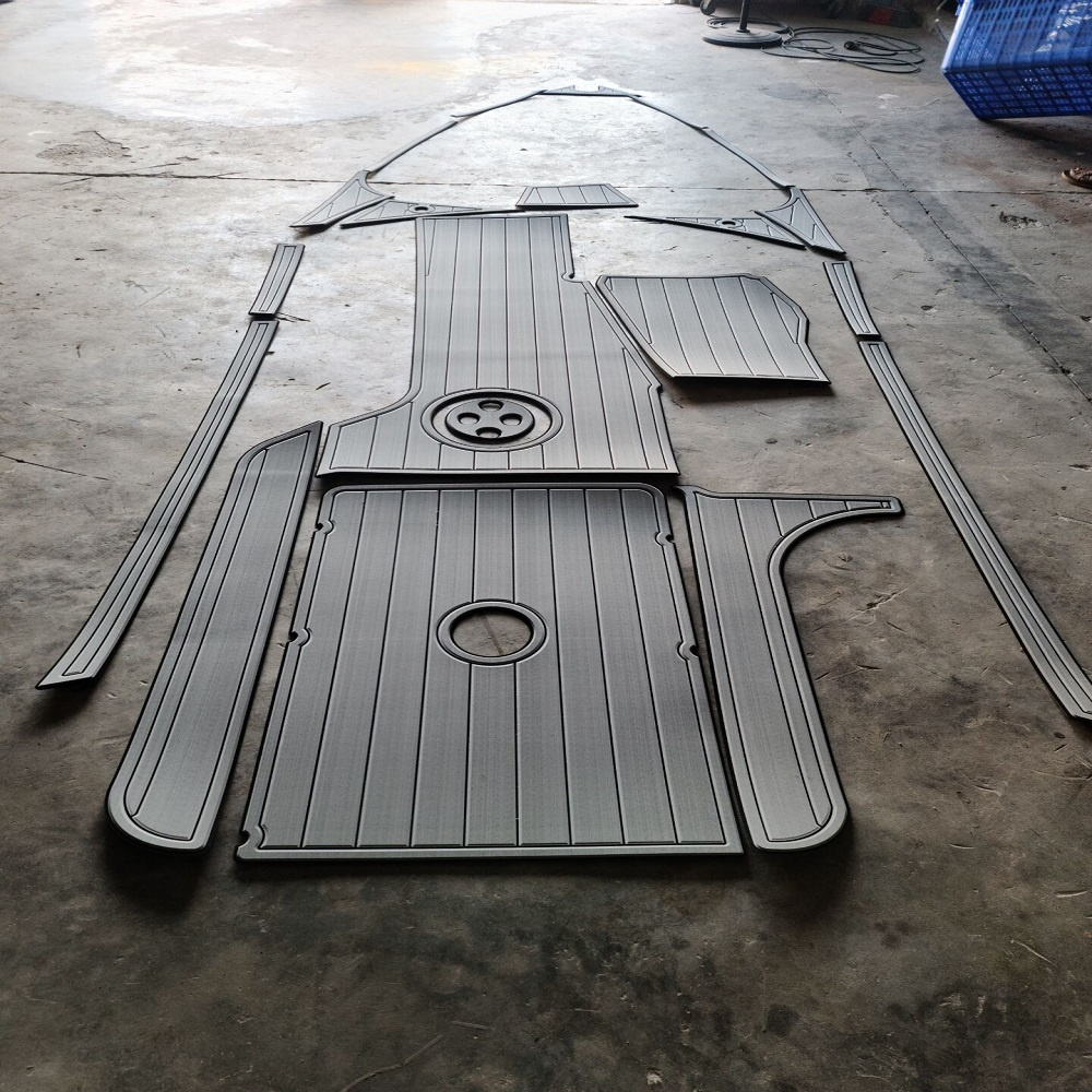 2022 Malibu 20 VTX Cockpit Pad Boat EVA Foam Faux Teak Deck Floor Mat ...