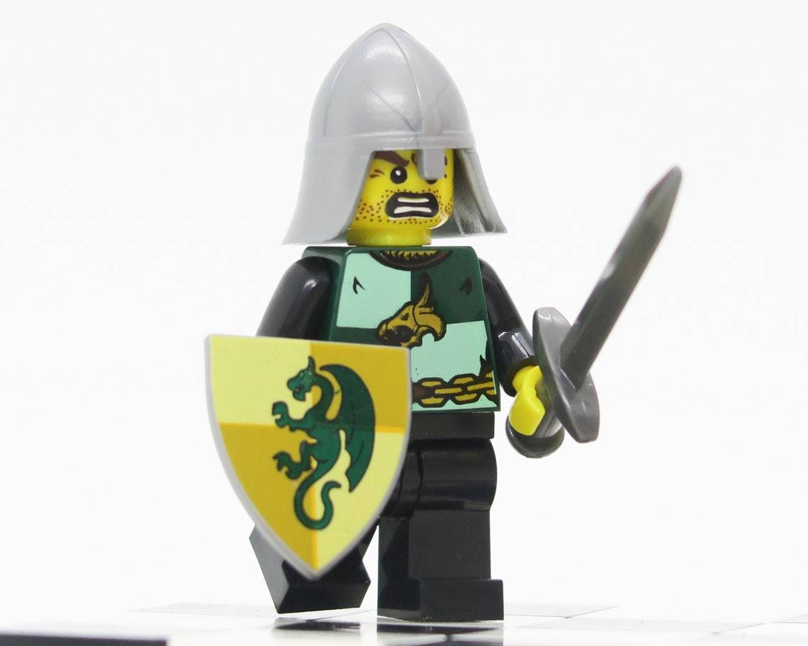 Armored Horse Dragon Knight Minifigures Castle Kingdoms - Building Toy ...