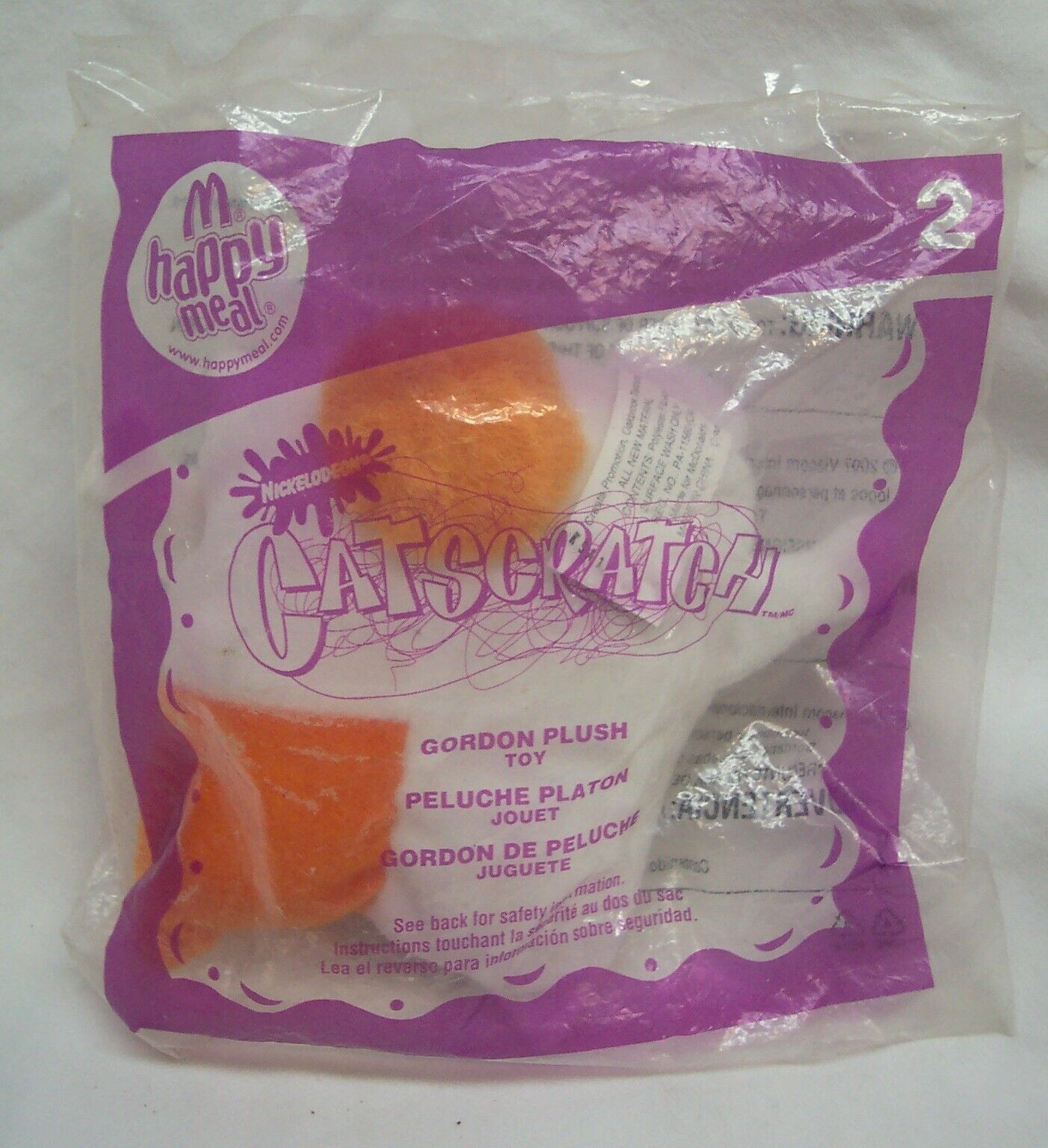 Nickelodeon Catscratch GORDON CAT 4" Plush and 50 similar items