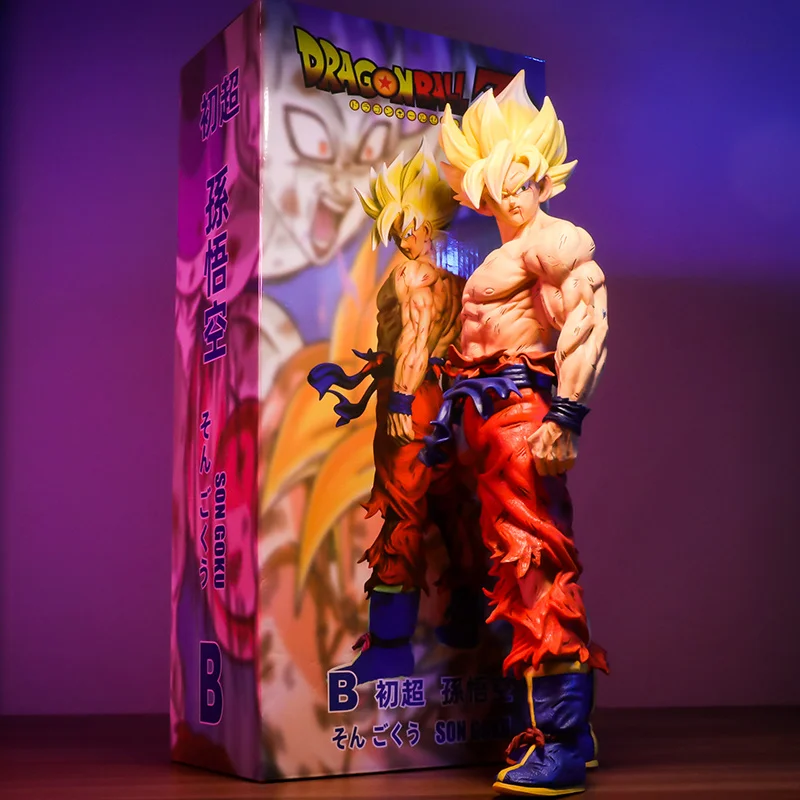 Dragon Ball Z 43cm Son Goku Figure Gk Super Saiyan Vegeta Action