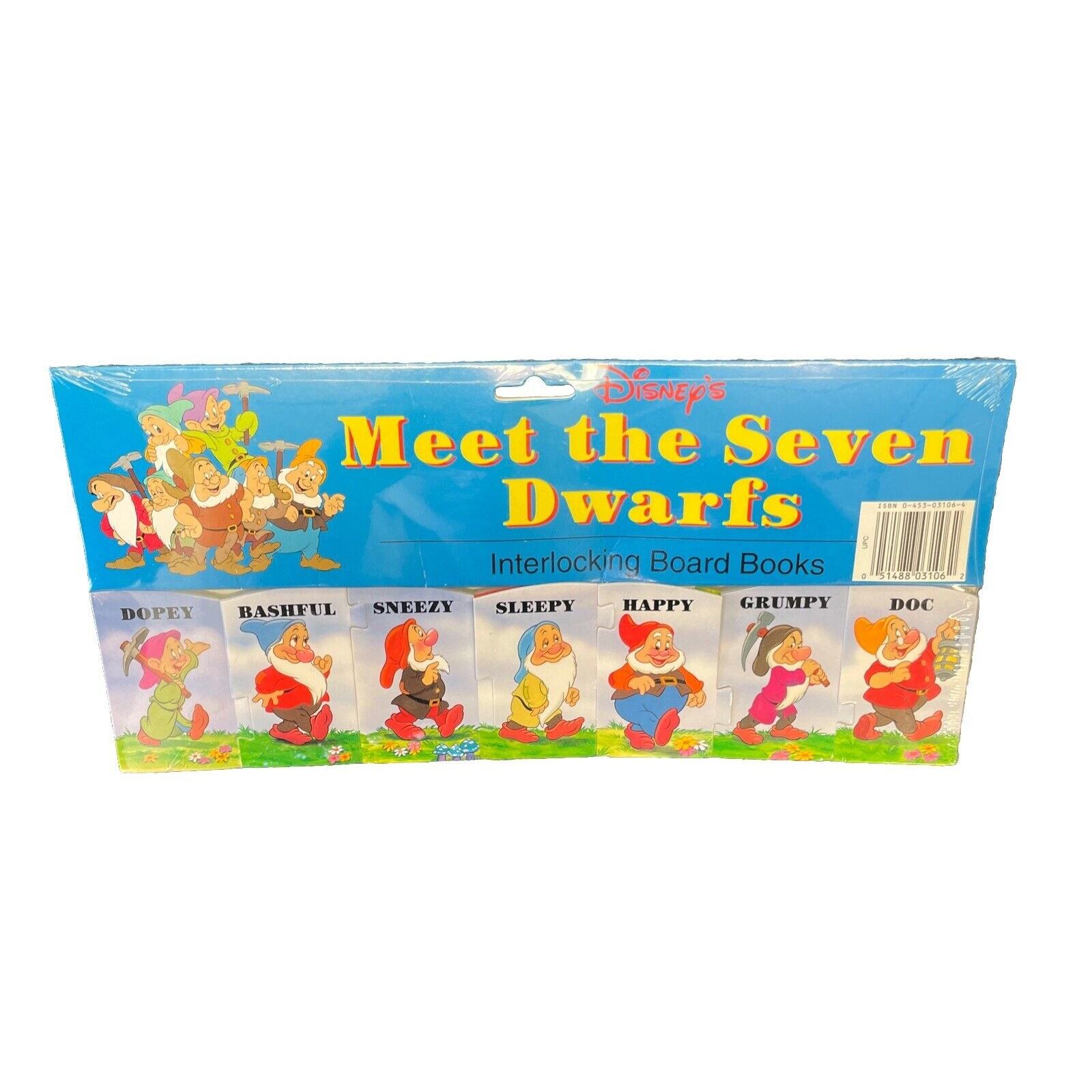 Disney's Meet the Seven Dwarf's Interlocking Board Books - Books