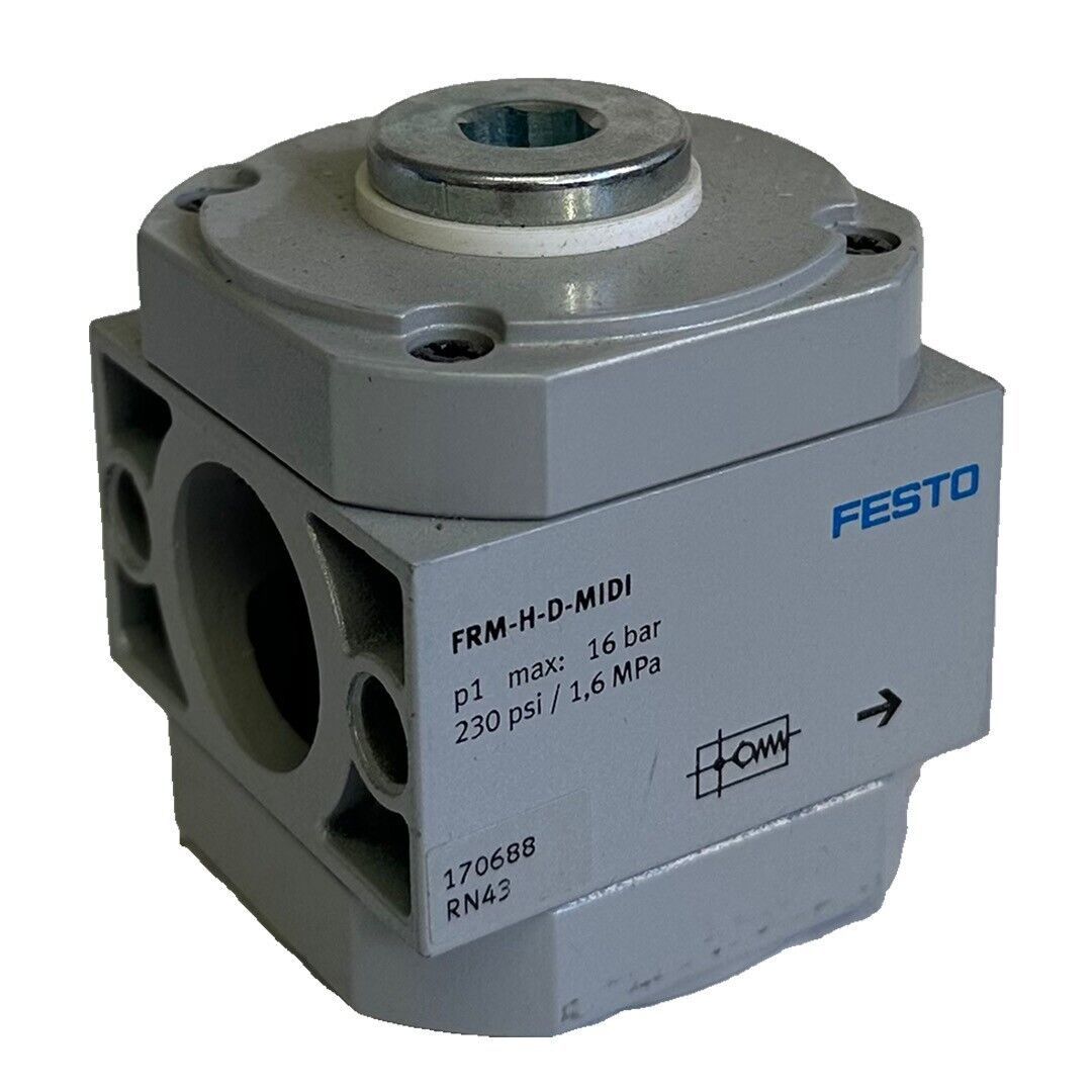 NEW FESTO FRM-H-D-MIDI / FRMHDMIDI PNEUMATIC BRANCHING MODULE 170688 ...