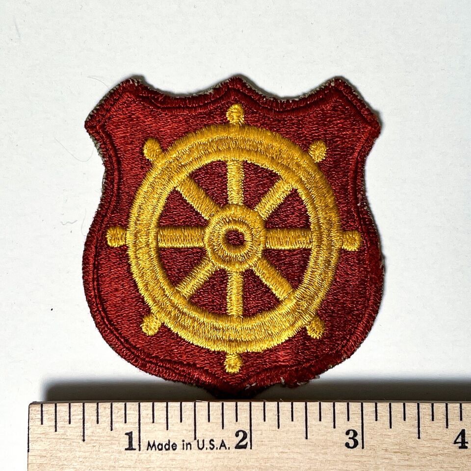 WW2 WWII U.S. Army Ports Of Embarkation White Back Fe Shoulder Sleeve ...