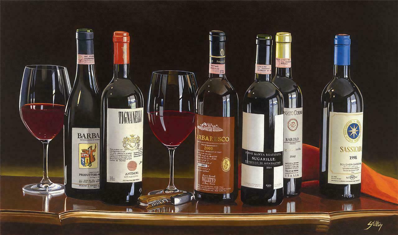 Thomas Stiltz Tasting Italy Giclee on Canvas Signed and Numbered - Art ...