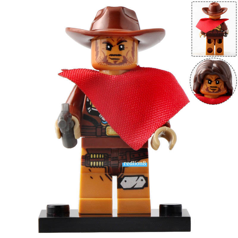 McCree Overwatch Lego Compatible Minifigure Bricks Toys - Building Toy ...