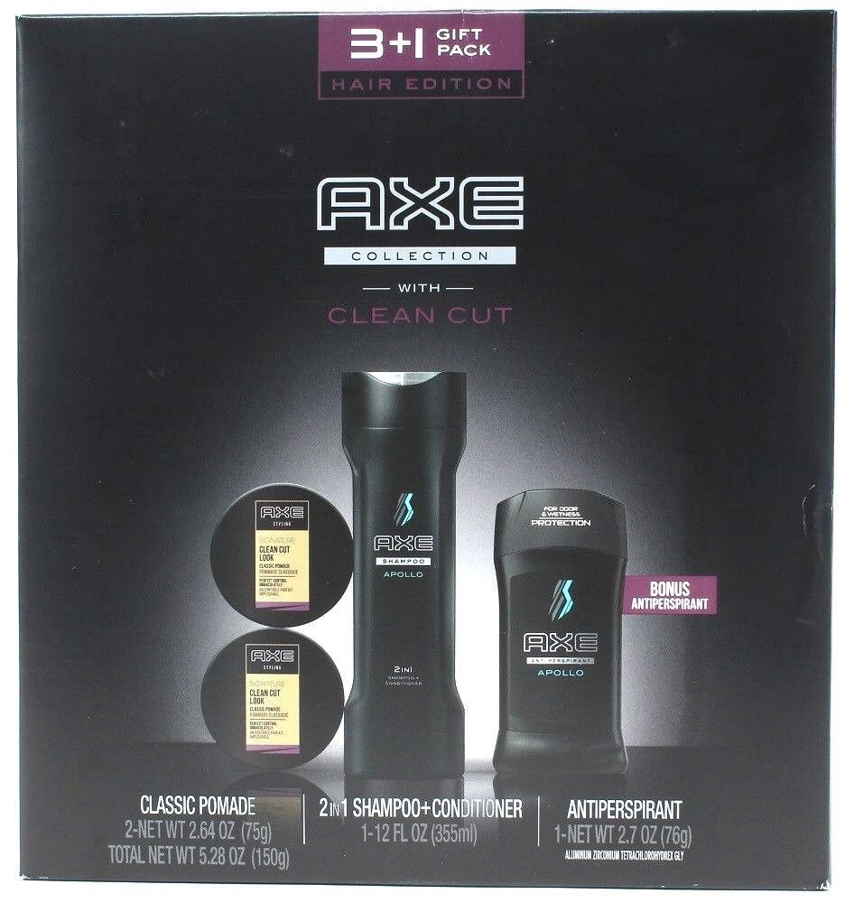 Axe Hair Edition 4 Piece Gift Set Shampoo Plus Conditioner ...