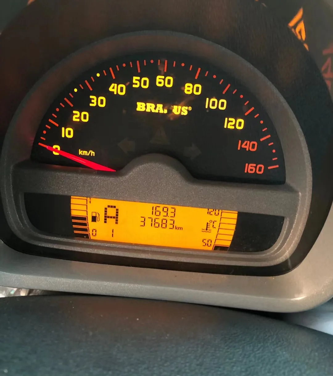 For Smart 451 bus Cluster Dials Tacho Clock Gauge Faces Dash Faceplate ...