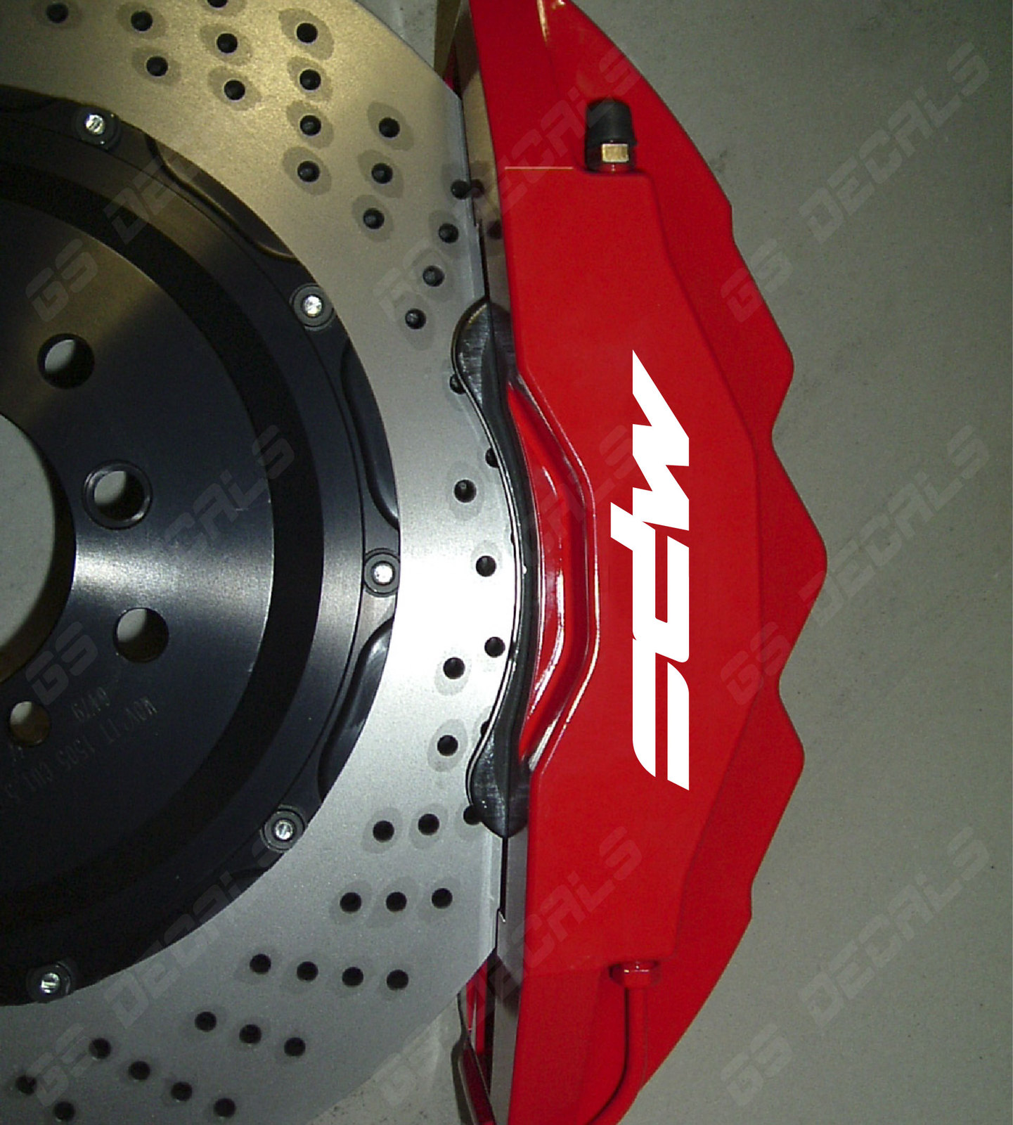 Mazda MPS Logo Brake Caliper Decals Kit Stickers Premium Quality 5 ...