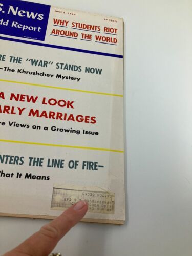US News & World Report Magazine June 6 1960 Where The War Stands Now ...
