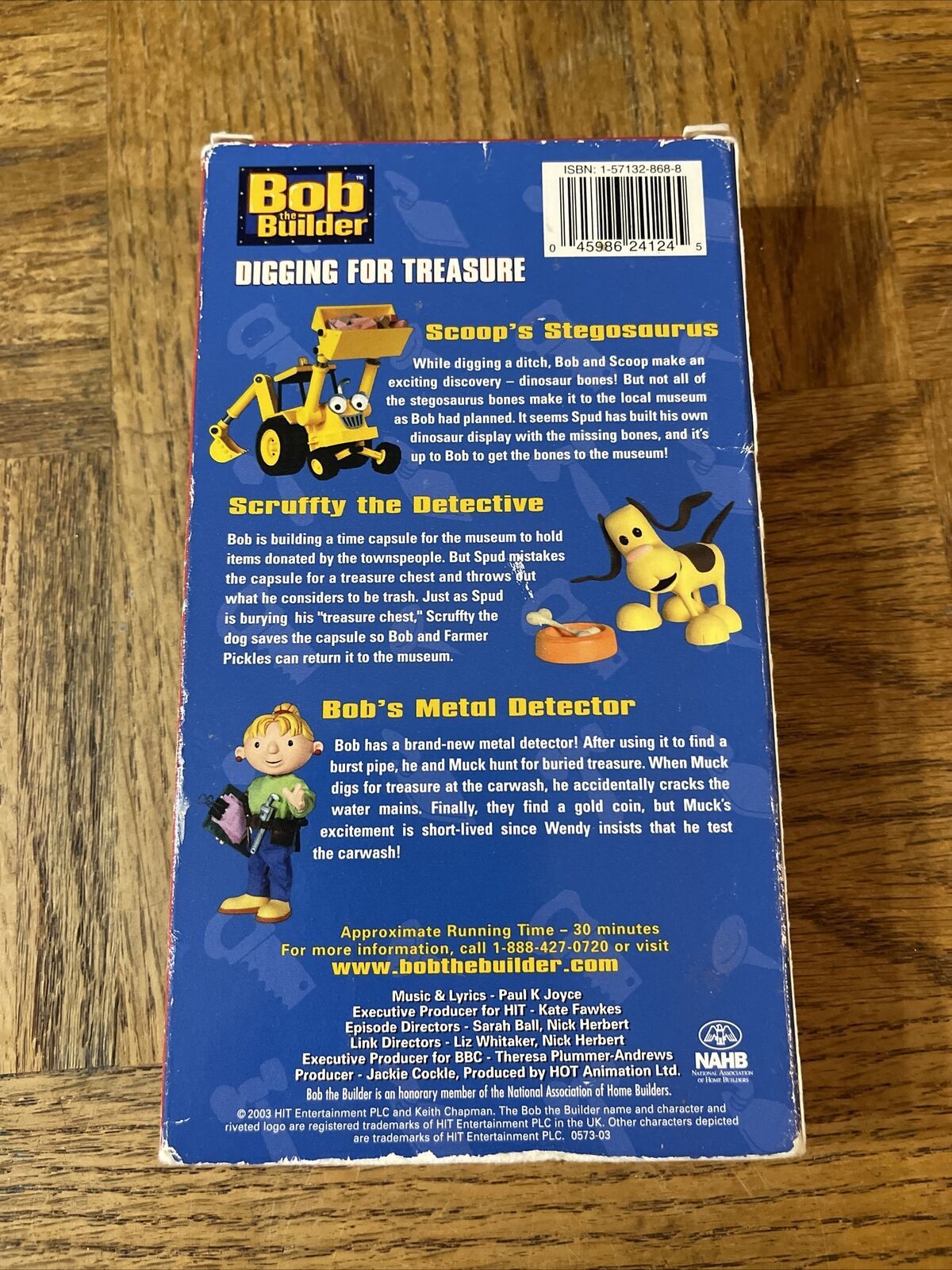 Bob The Builder Digging For Treasure VHS - VHS Tapes