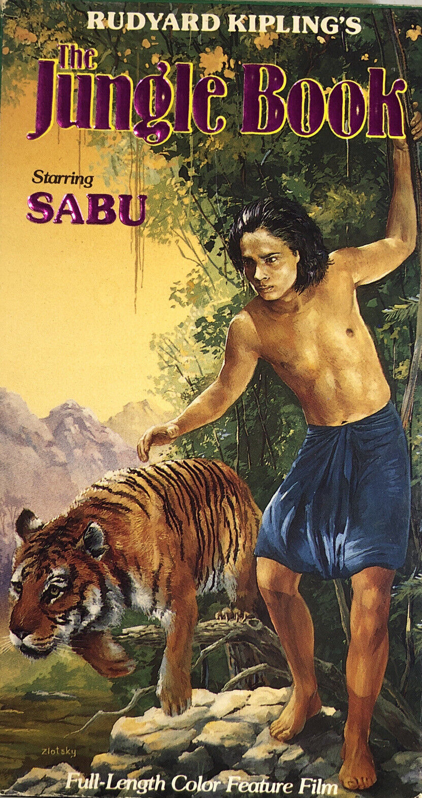 The Jungle Book Starring Sabu(VHS 1991)Rudyard Kipling’s-TESTED-RARE ...