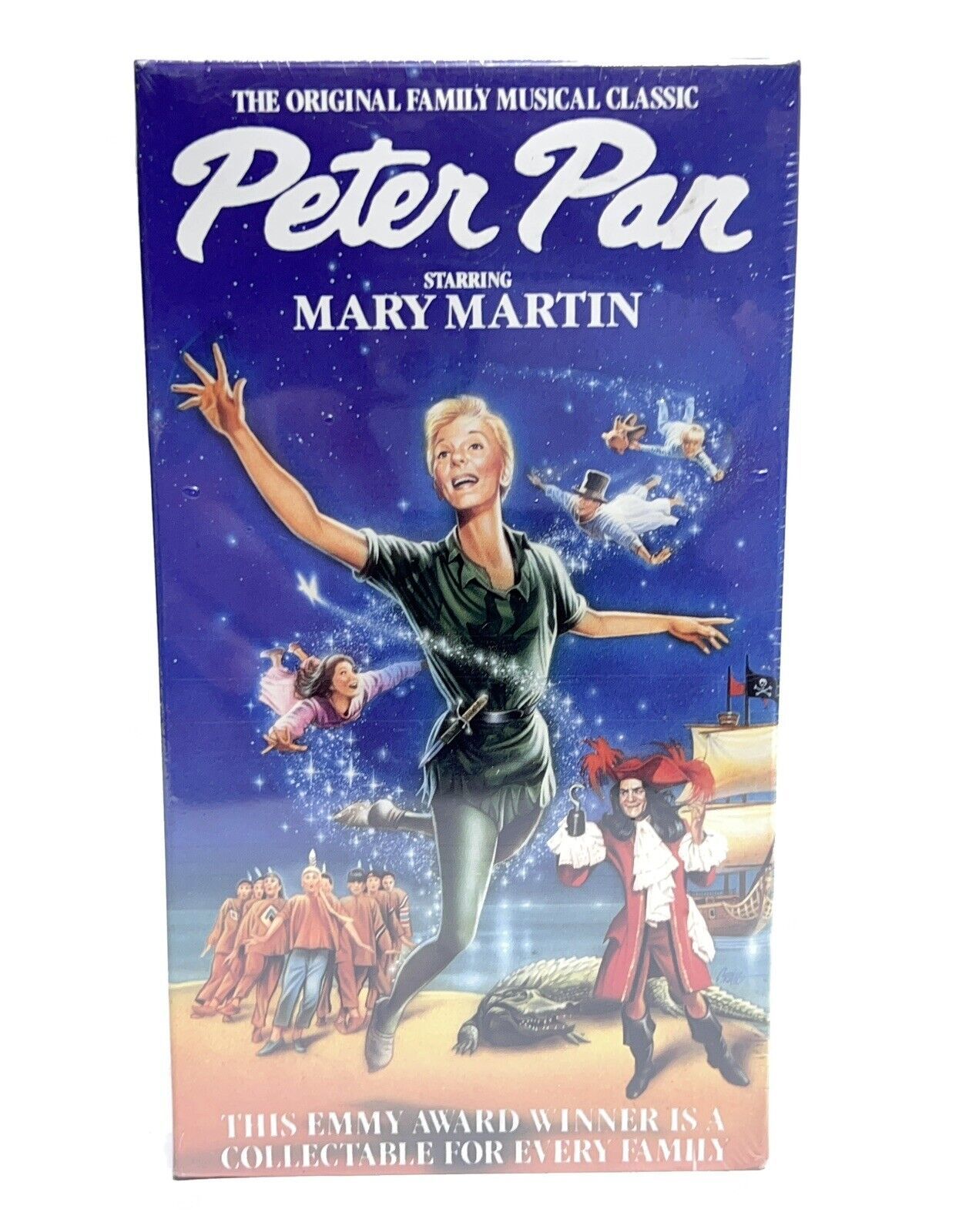 Goodtimes Home Video Peter Pan Starring Mary Martin 1990 VHS Tape - VHS Tapes
