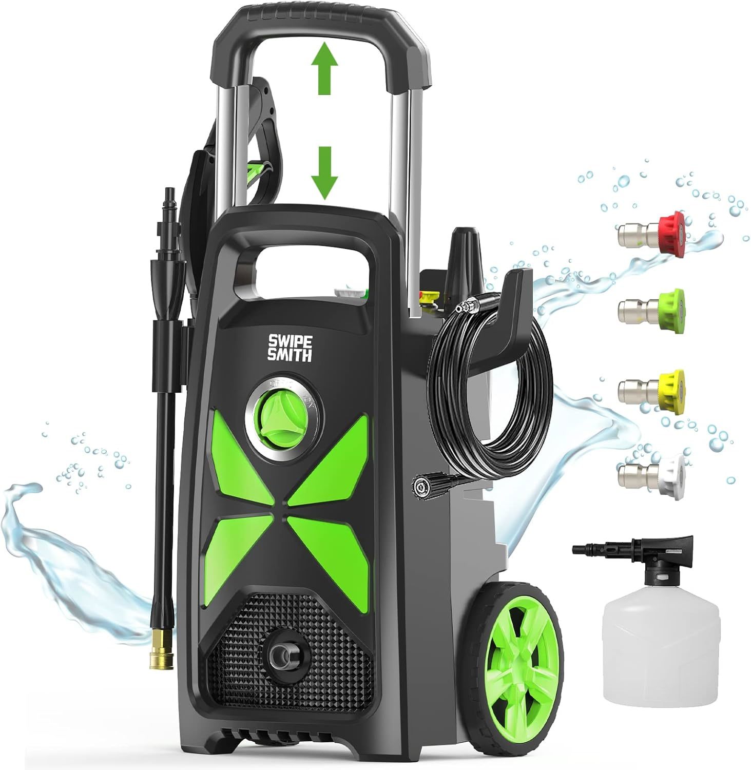 Foam Cannon, Car Wash Machine With Four Quick Connect Nozzles,, And ...