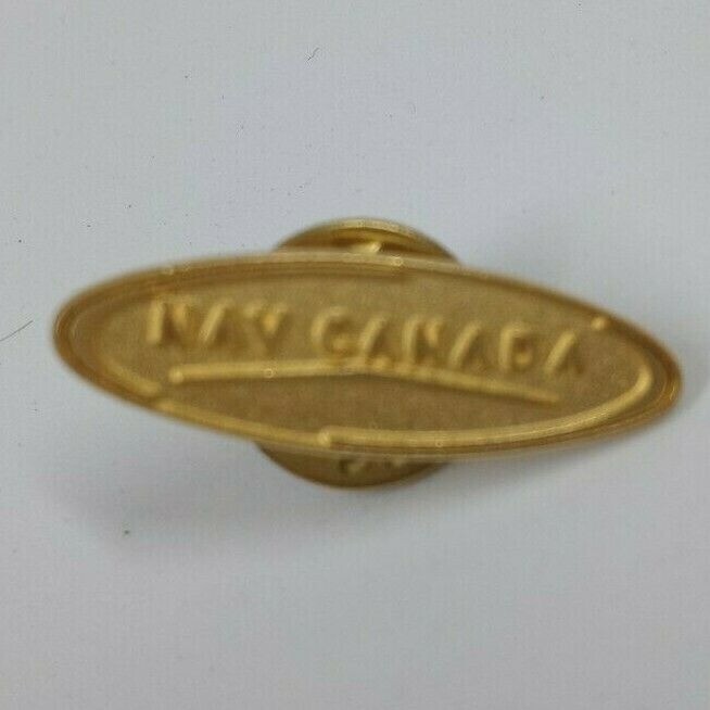 Vintage NAV Canada Gold Tone Lapel Hat Pin - Other