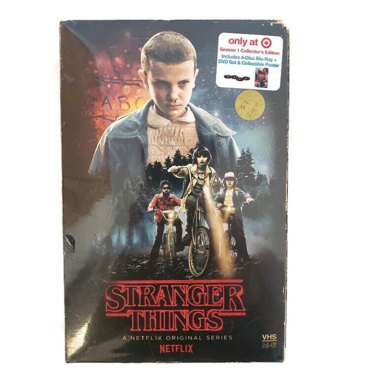 New Stranger Things Season 1 Blu-Ray DVD Target Exclusive VHS Packing ...