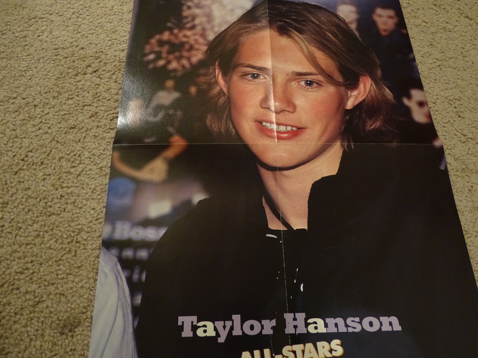 Taylor Hanson Nsync teen magazine poster clipping short hair MMMBOP ...