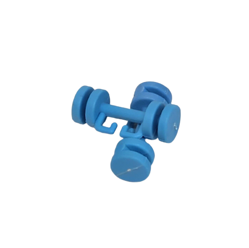 VINTAGE 1984 BARBIE FITNESS CENTER GYM 7975 BLUE PLASTIC DUMBBELLS ...