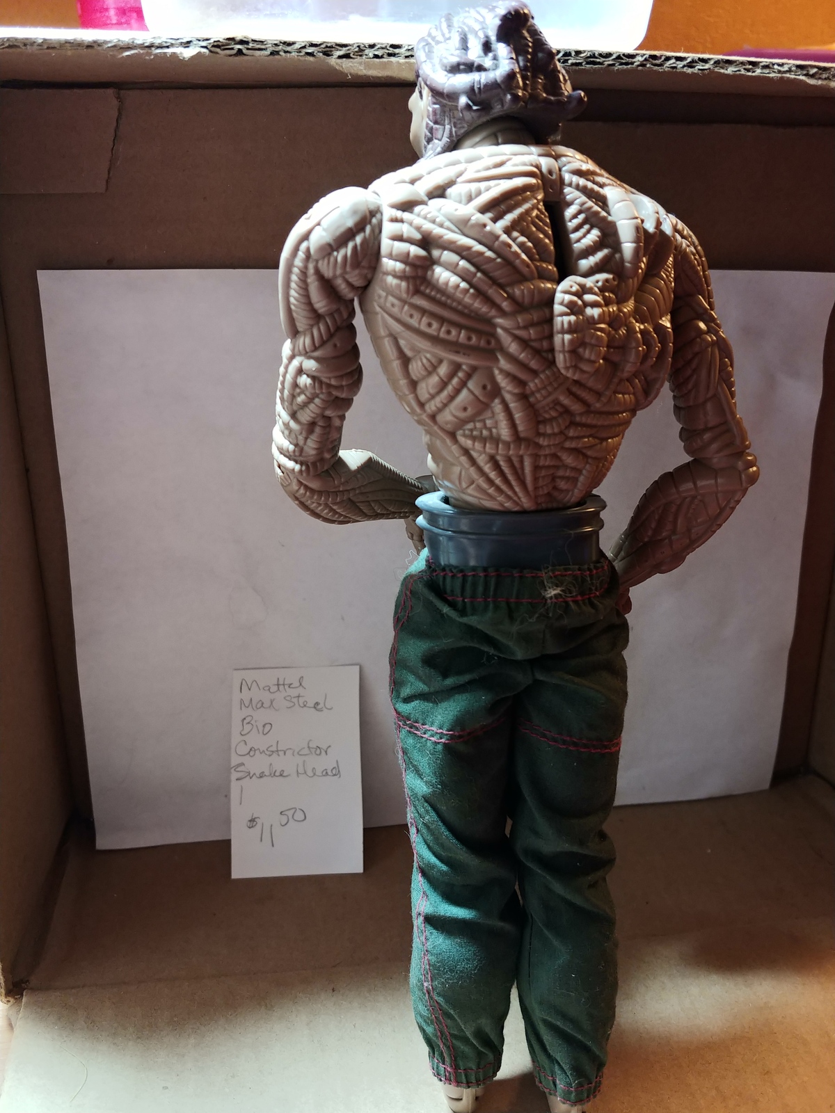 Max Steel BIO Constrictor Snake Head Action Figure - Action Figures