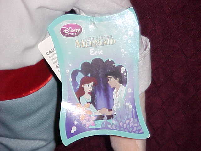 21" Prince Eric Stuffed Plush Doll With Tags From Disney The Little ...