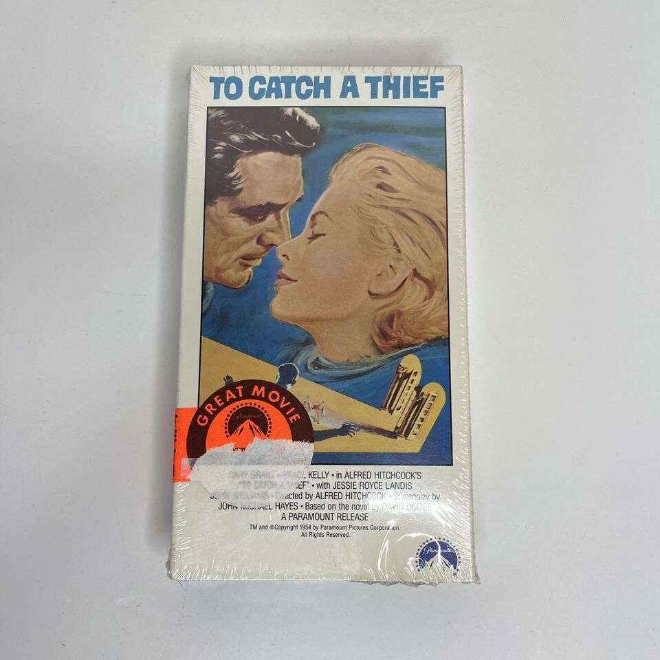 To Catch a Thief VHS Tape Cary Grant Movie Drama - VHS Tapes