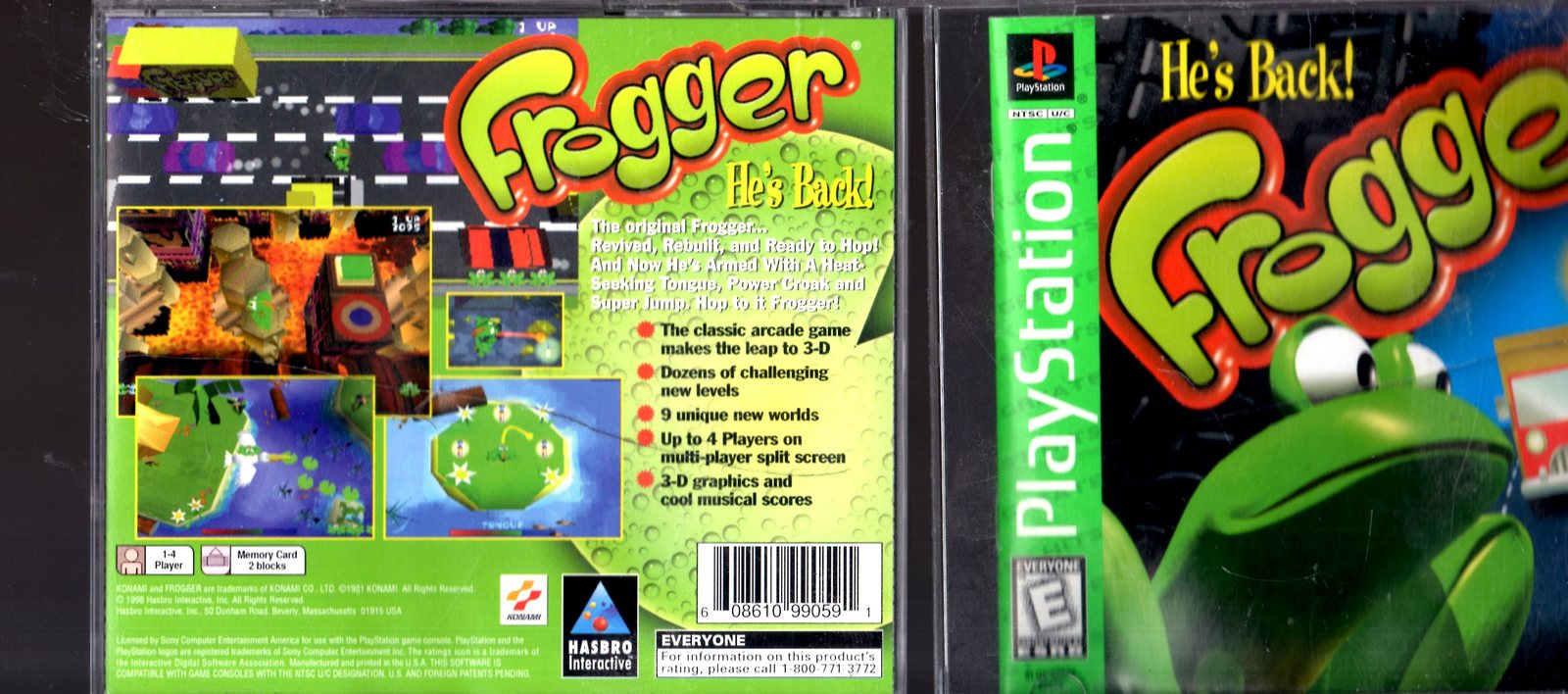 Playstation - Frogger - Video Games