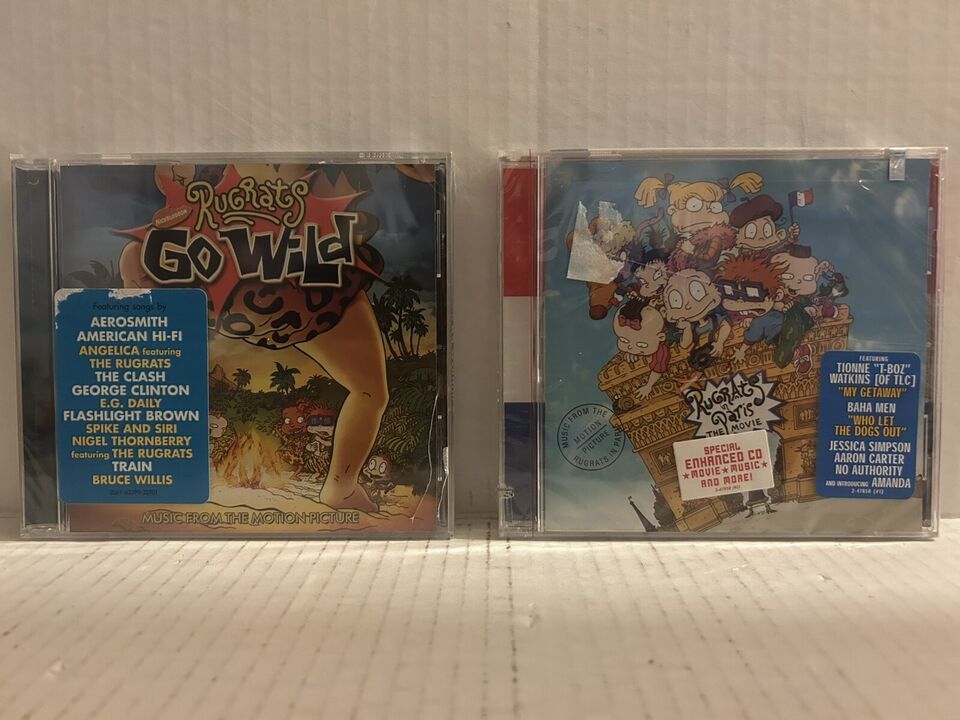 RUGRATS Go Wild + RUGRATS In Paris The Movie Music From The Motion ...