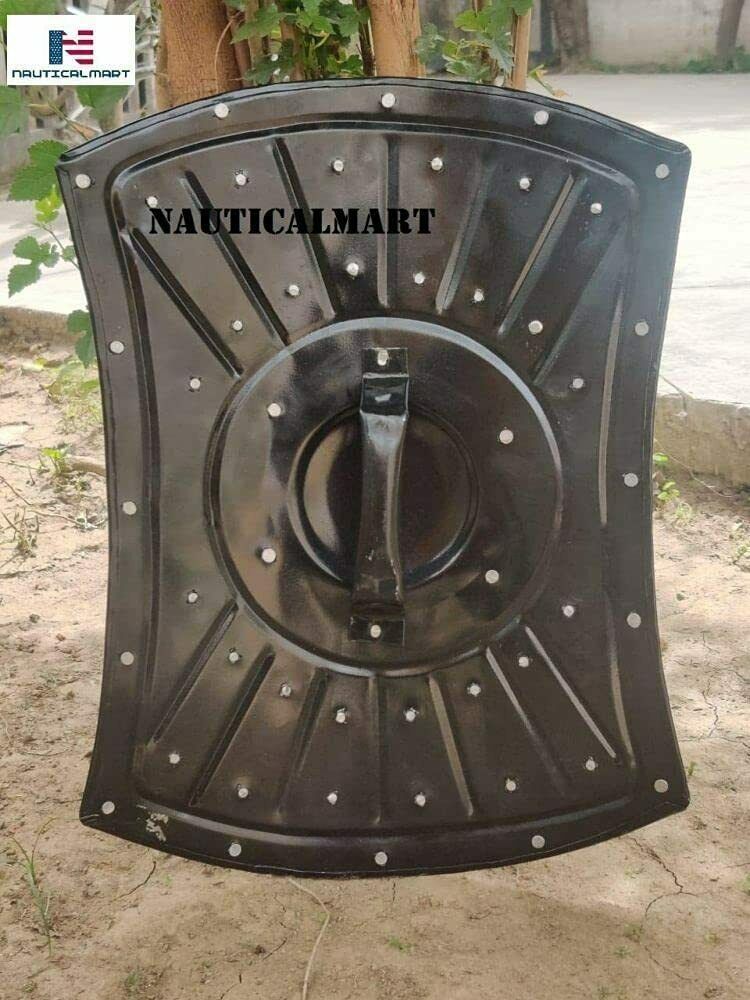 Medieval Barbarian Armor Templar Viking 18" Iron Shield - Knives ...