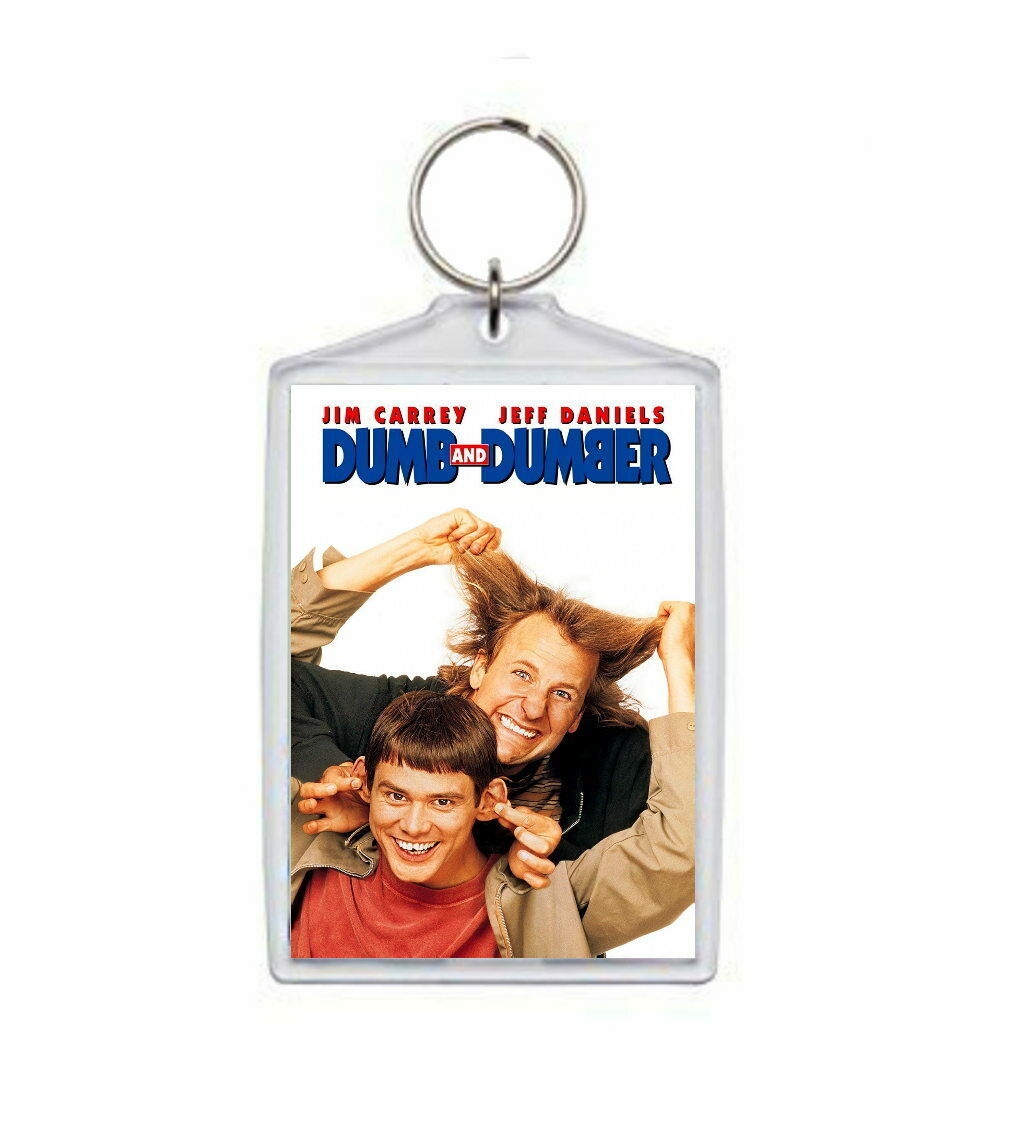 Dumb and Dumber (1994) Movie Poster Big Keychain Jim Carrey, Jeff ...
