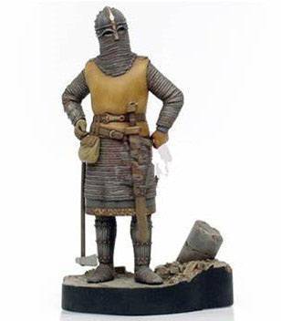1/16 Resin Model Kit European Medieval Knight Unpainted - Figures