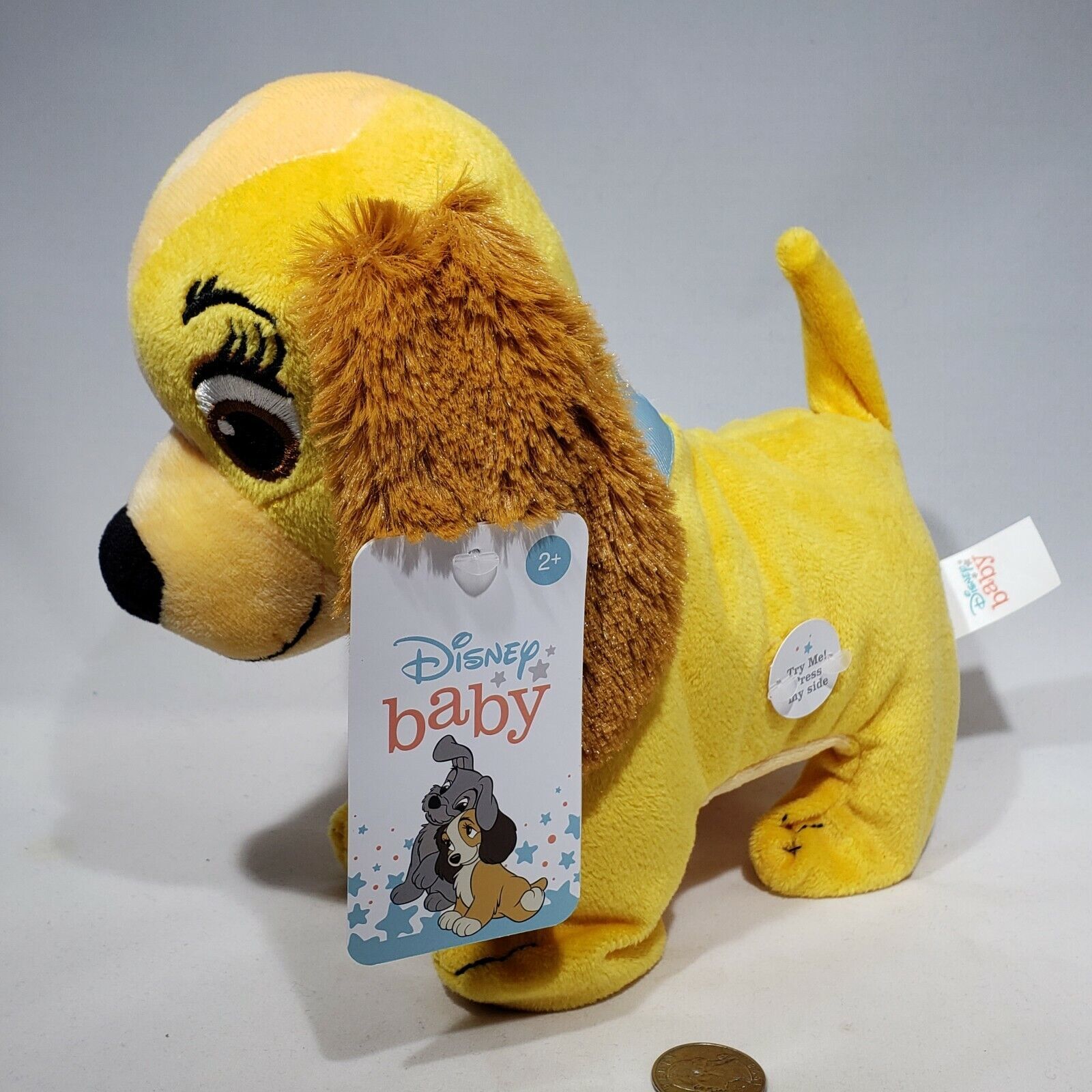 Disney Baby Lady and The Tramp Animated Walking Pet Bark Wags Tail ...