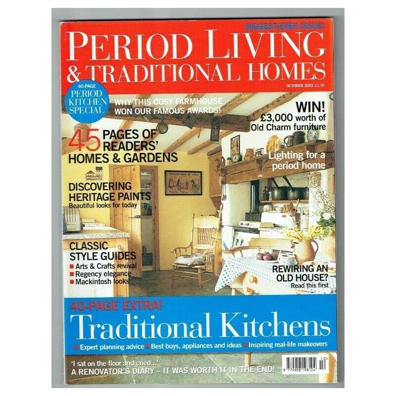Period Living & Traditional Homes Magazine October 2003 mbox478 ...