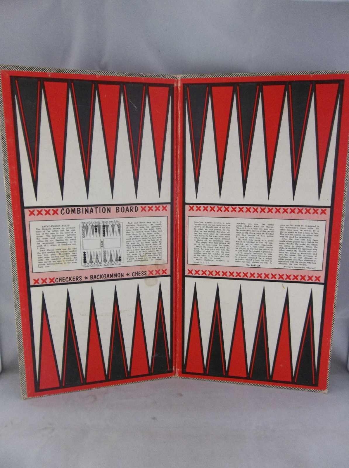 Vintage 1960 Whitman Stacking Plastic Crown Checkers + Combination Game ...