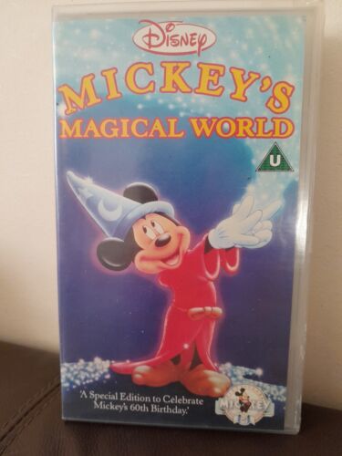 MICKEY'S MAGICAL WORLD (1988 DISNEY VHS VIDEO TAPE) - VHS Tapes