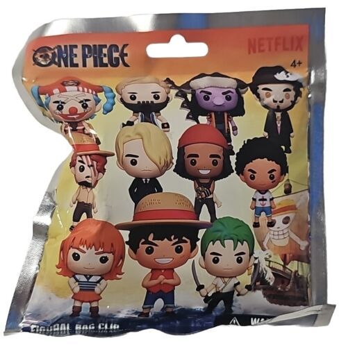Netflix One Piece Live Action Series 3D foam figural bag clip blind bag ...