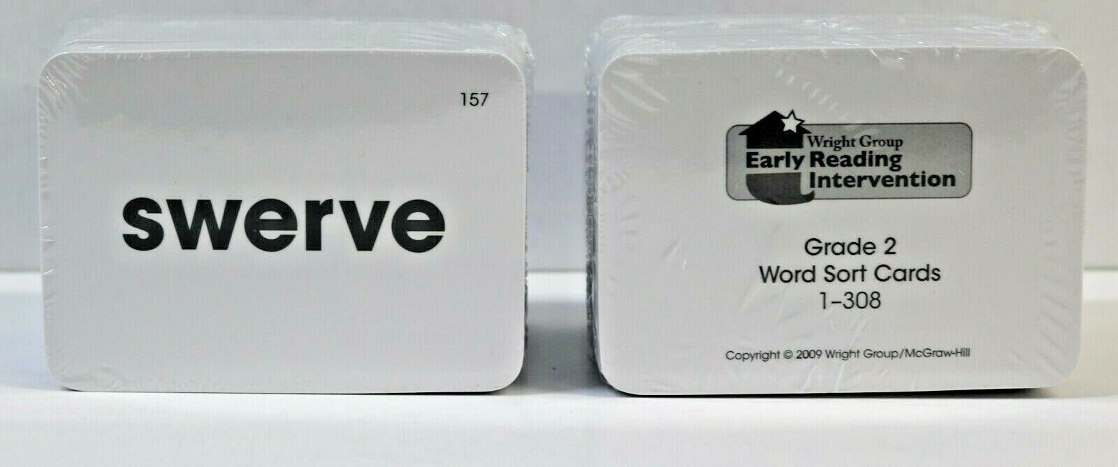 ERI EARLY READING INTERVENTION GRADE 2 WORD CARDS, 308 FLASH CARDS ...