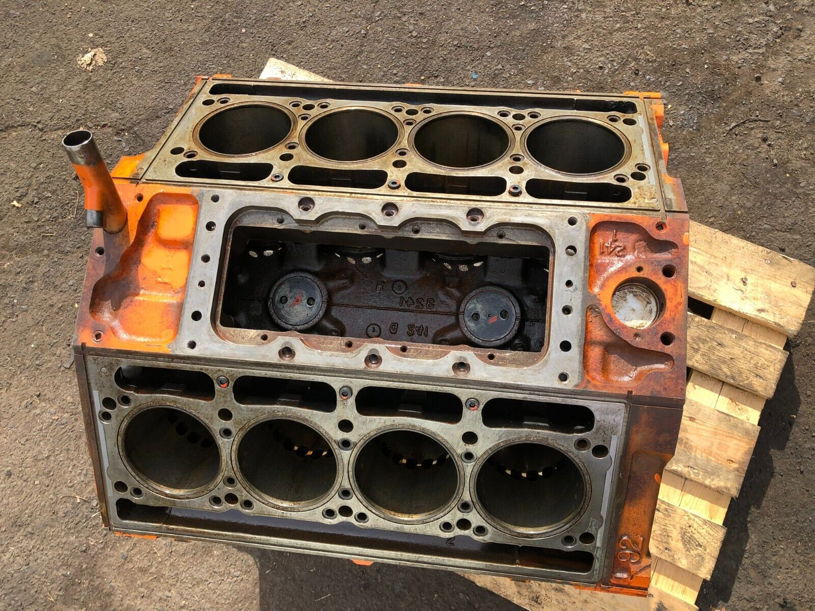 Detroit Diesel 8V92, 8V-92 Bare Engine Block with Sleeves 5100653 OEM ...