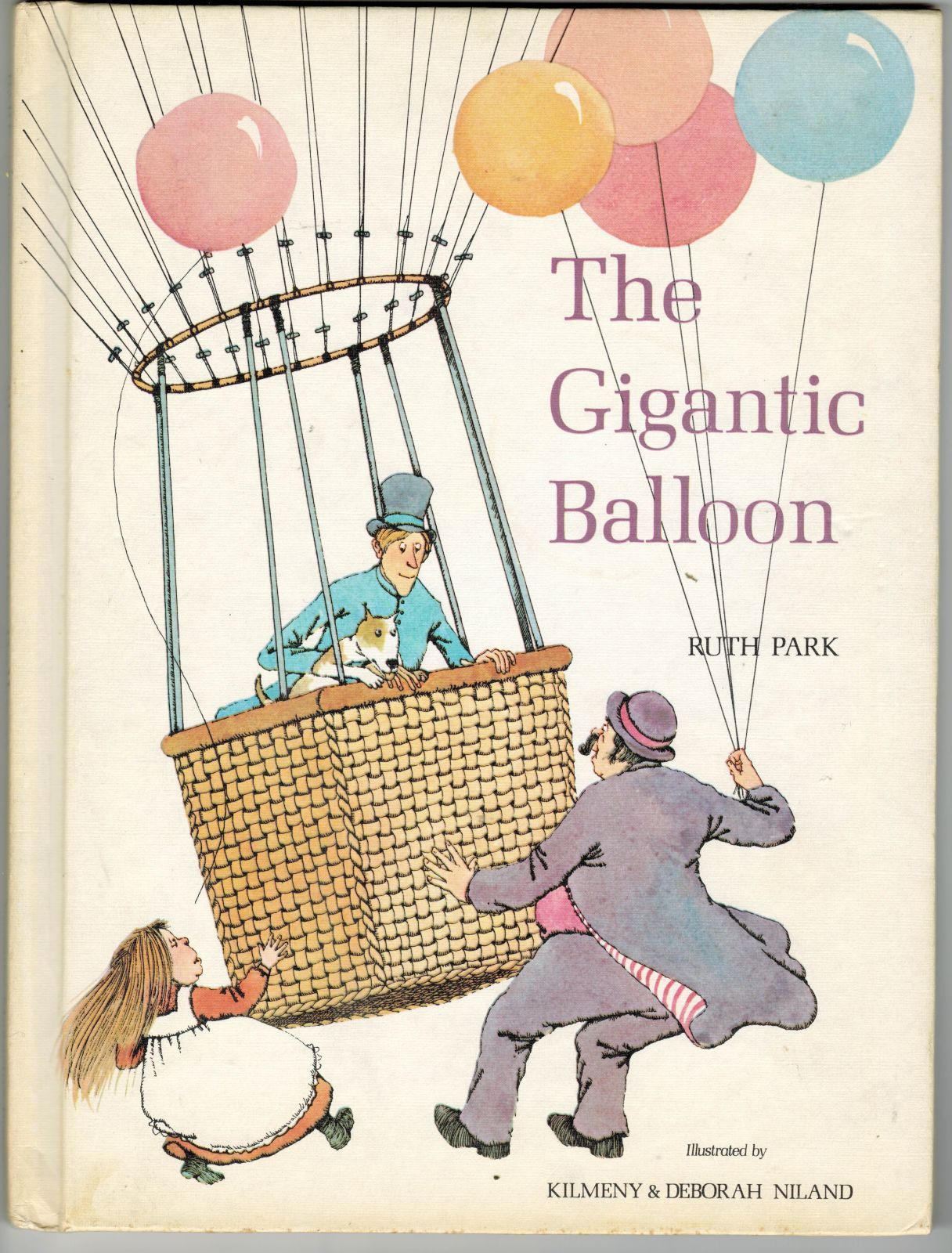 Vintage 1976 Parents Magazine Press The Gigantic Balloon Ruth Park HC ...