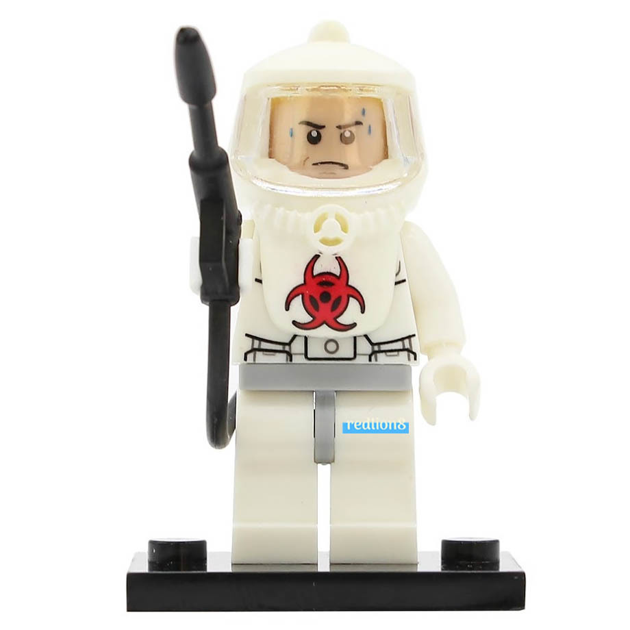 Radiation Suit White Sweating Nuclear Biohazard Lego Compatible ...