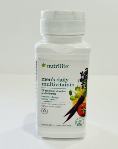 Nutrilite Men's Daily Multivitamin Tablets Sealed - 90 tablets - Exp 10 ... Nutrilite Men's Daily Multivitamin Tablets Sealed - 90 tablets - Exp 10 ...