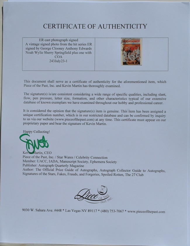 ER – Emergency Room Cast Signed Photo X5 – and 50 similar items