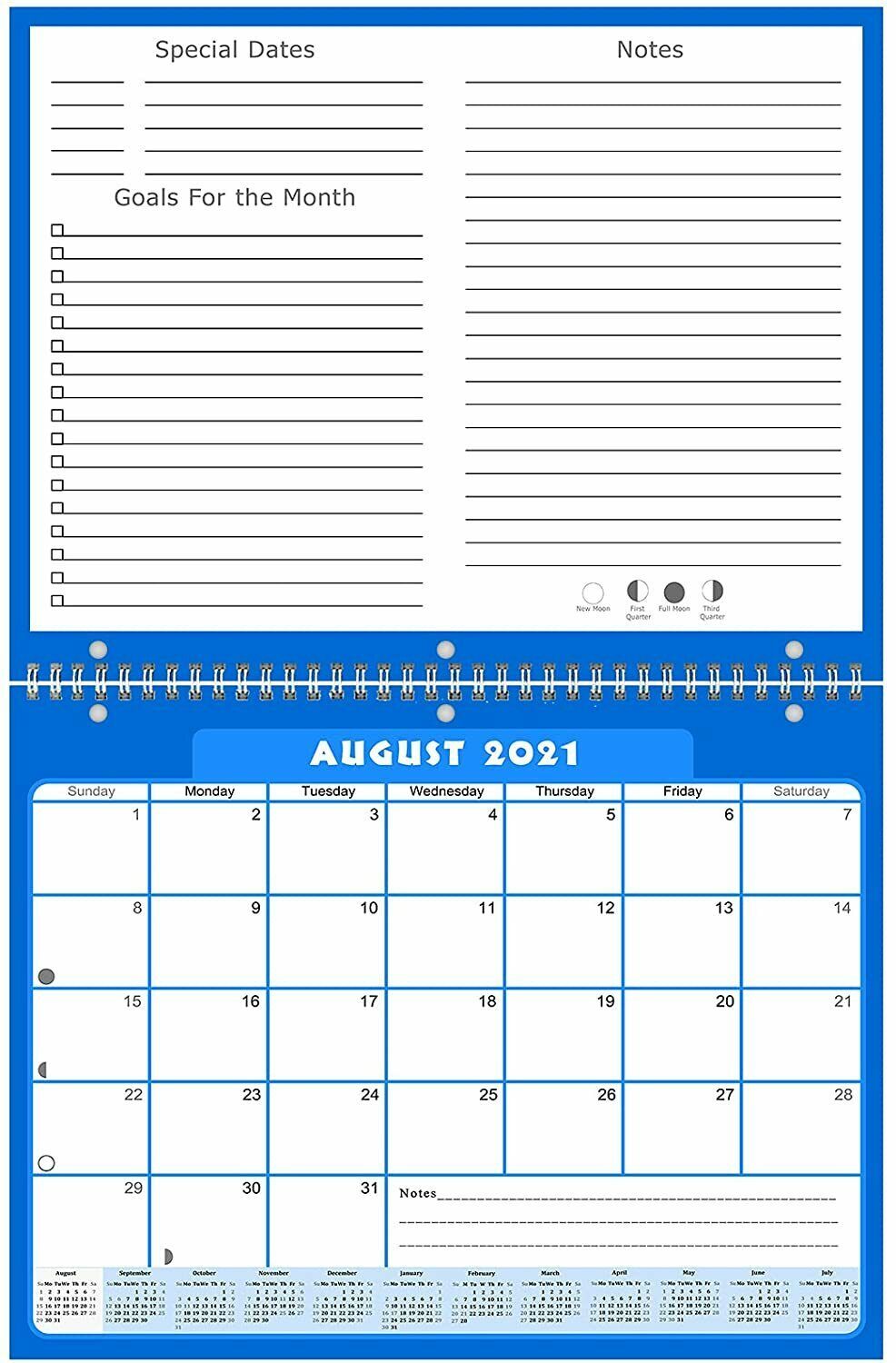 2021 - 2022 Academic Year 12 Months Student Calendar / Planner (Edition ...