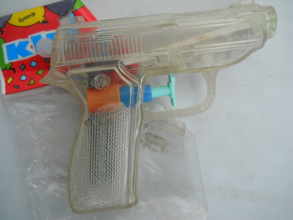Toy Water Pistol Squirt Gun Clear Palm Style Gun Vintage - Squirt Toys