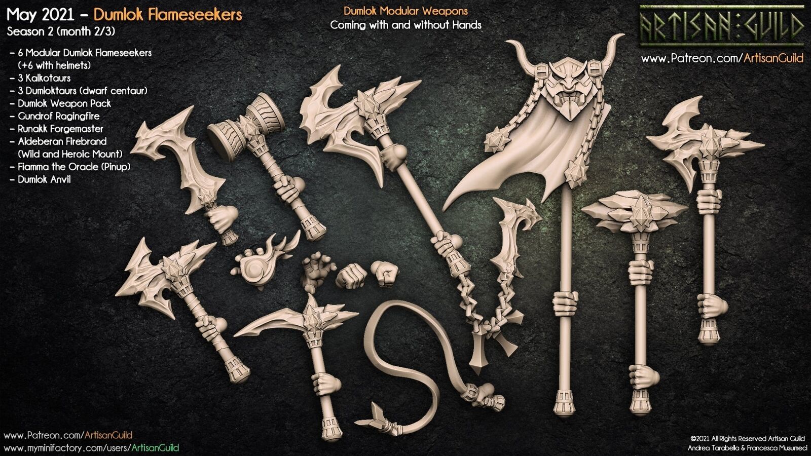 3D Printed Artisan Guild Dumlok Flameseekers and 50 similar items