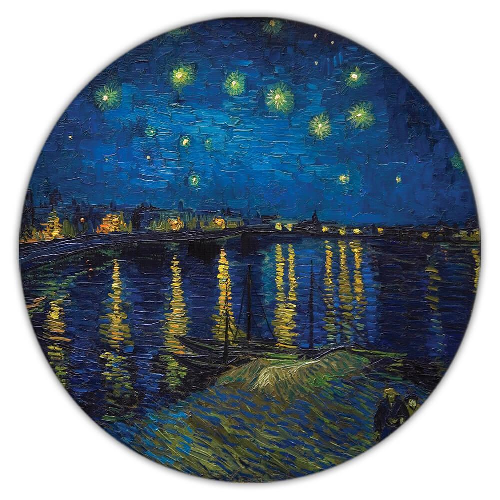 Starry Night Vincent Van Gogh : Gift Coaster Famous Oil Painting Art ...