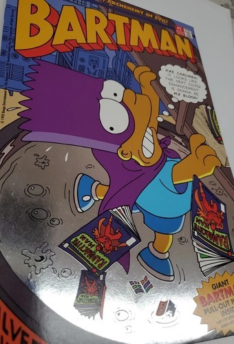 The Simpsons Bartman Comic Book Issue #1 Foil Edition 1993 Bongo VG ...