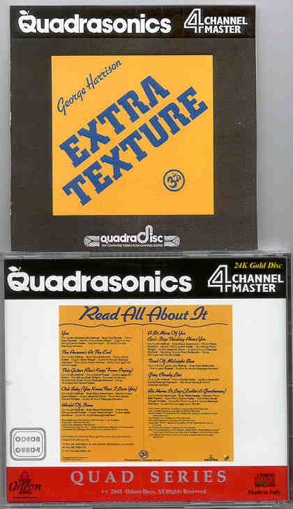 George Harrison - Extra Texture Quadraphonics ( Odeon Quadraphonics ) - CDs