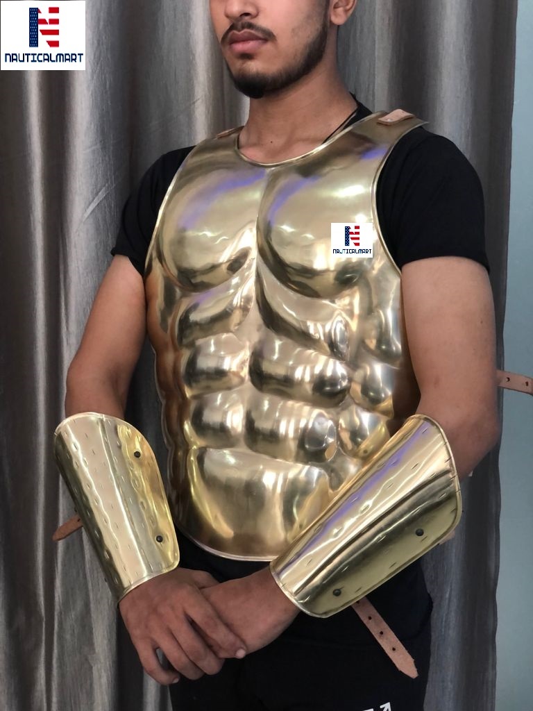 NauticalMart Roman Armour Costume Muscle Body Armor With Leg or Arm ...