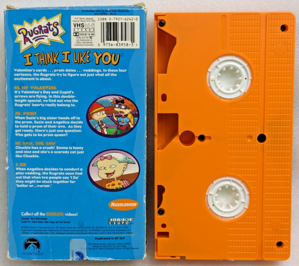Rugrats I Think I Like You (VHS, 2000, Nickelodeon, Klasky Csupo) - VHS ...