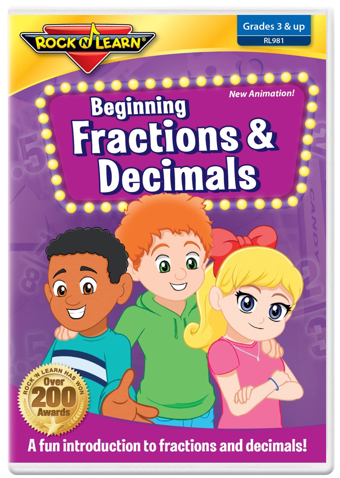 Beginning Fractions & Decimals DVD by Rock 'N Learn [DVD] - Movies & TV